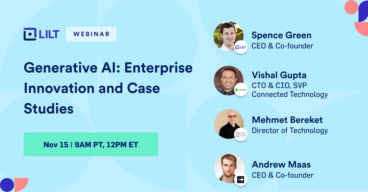 Webinar 11/15: Revolutionize Enterprise Technology with Generative AI